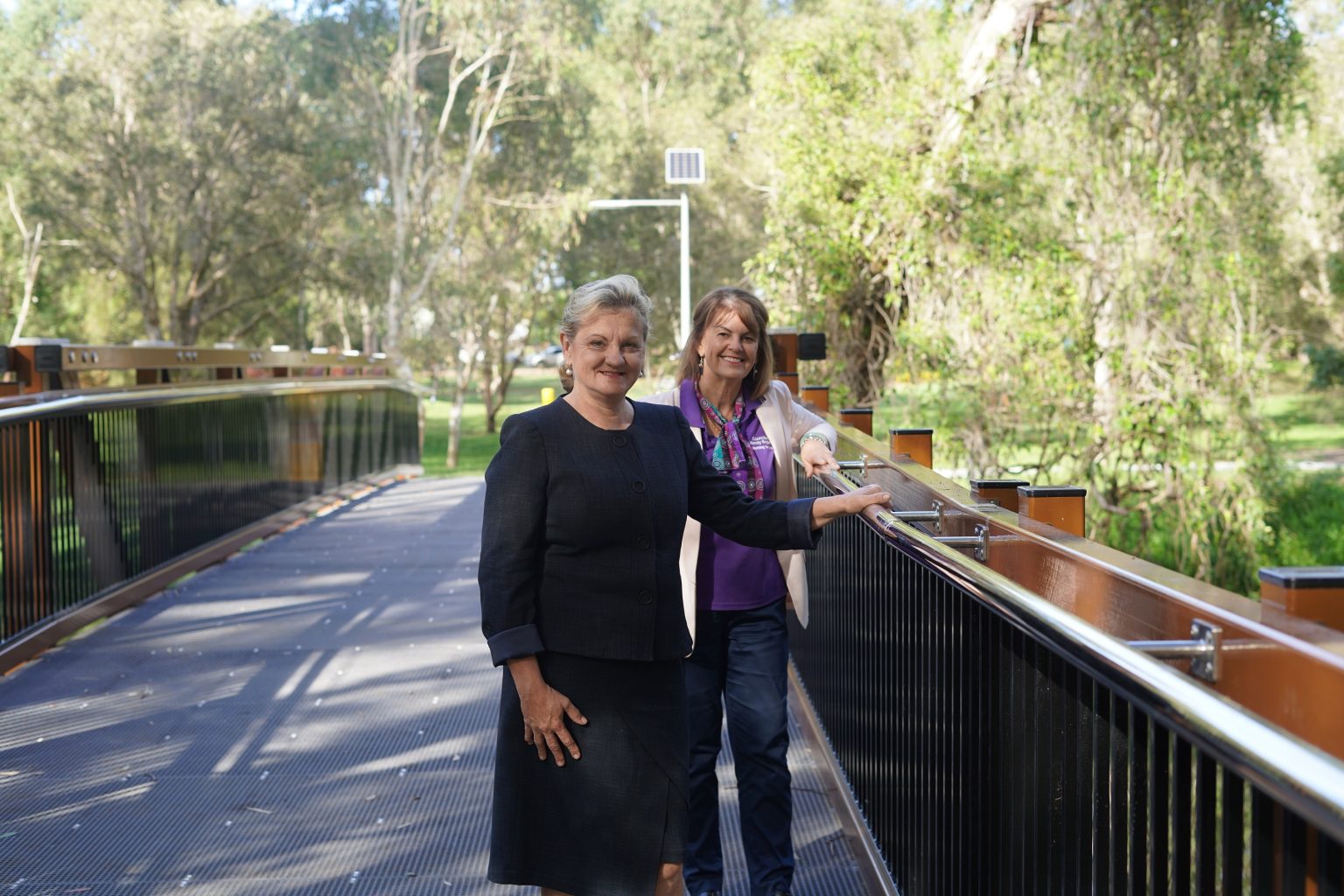 Council completes pedestrian bridge over Ormiston creek - Redlands ...