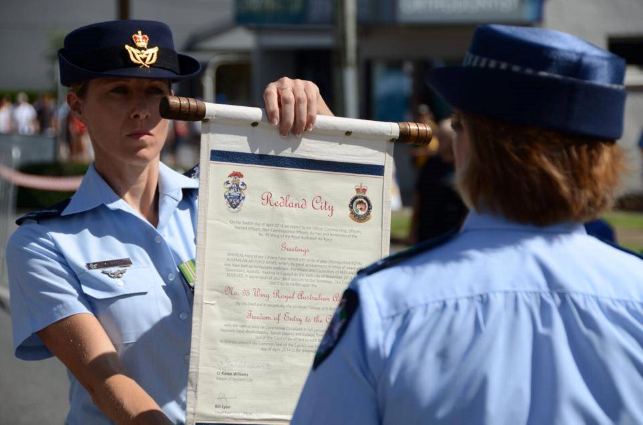 Street parade through Cleveland to mark RAAF’s Freedom of Entry ...